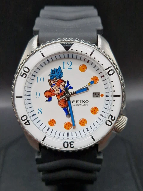 SEIKO SAN GOKU DRAGON BALL mod.SDS003 Divers 7002-700J Mens Automatic ...