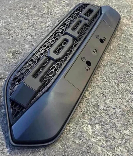 FORD TRANSIT CUSTOM 2014-2018 Raptor style grill upgrade BLACK BRAND ...