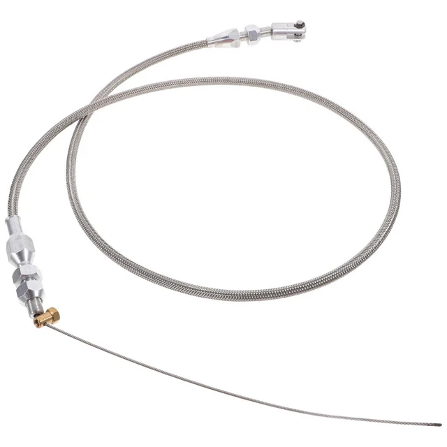 BRAIDED THROTTLE CABLE Throttle Choke Cable Replacement Throttle Line £ ...