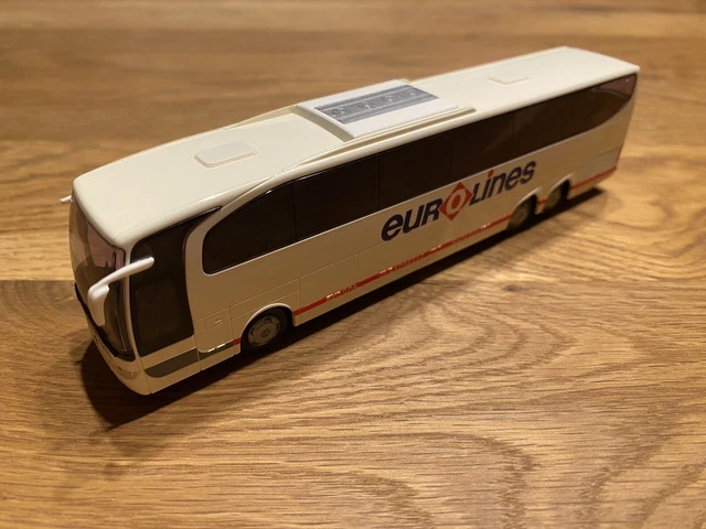 MERCEDES BENZ TRAVEGO Eurolines Volanbusz Rietze Bus Omnibus 1:87 ...