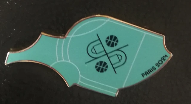 Pins Jo Paris 2024 Epreuve De Basket Official Pictogramme Collector