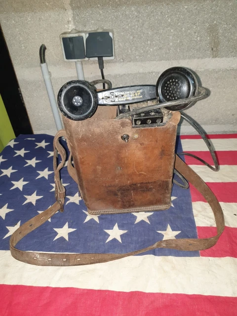Us Ww2 TÉlÉphone Campagne Usa Ee8 B Field Phone Ee8 Ee8b Eur 45 50