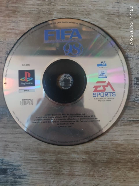 VENDS JEU PS1 Fifa 98 - disque seulement - état correct EUR 4,99 ...