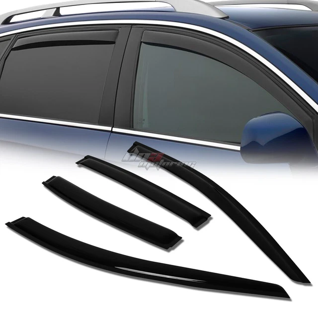 Outside Mounted Vent Shades Smoke Acrylic Sunroof Wind Deflector 06-12 ...