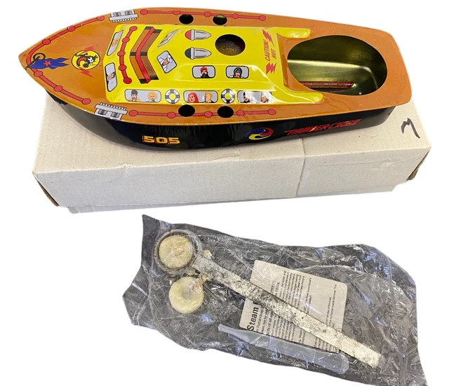 VINTAGE POP Pop Boat - Steam/Candle Powered Collectable Toy Gift Old ...