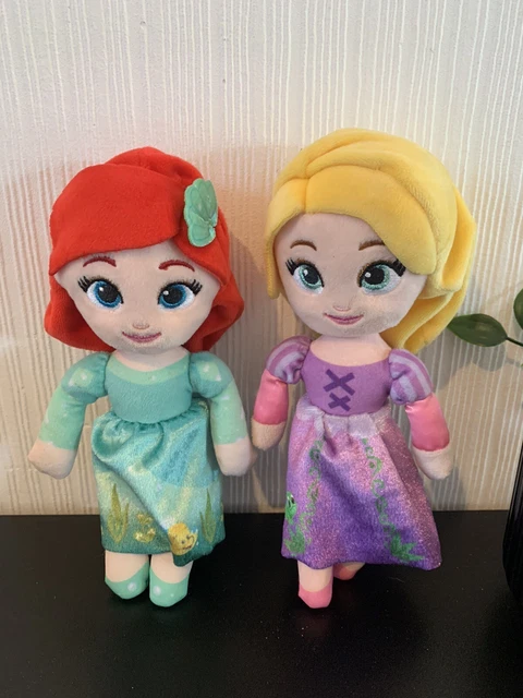 2 DISNEY PRINCESSES Ariel and Aurora plush dolls £13.00 - PicClick UK