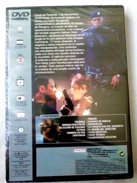 BASIC DVD JOHN Travolta Connie Nielsen Samuel Jackson G Ribisi JOHN ...