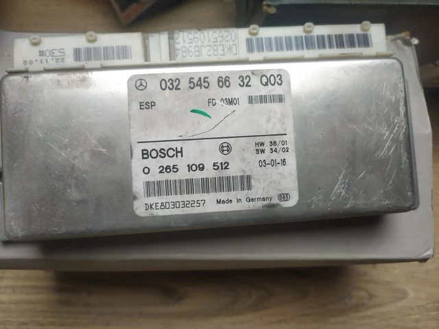 MERCEDES CLASSE E W211 ESP CONTROL UNIT MODULE 03 2545 66 32 Q03 0265 ...
