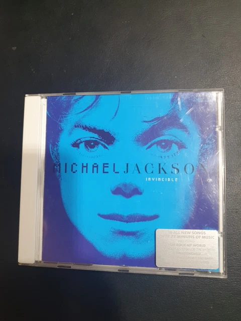 CD MICHAEL JACKSON Invincible edition bleu blue collector + hype ...