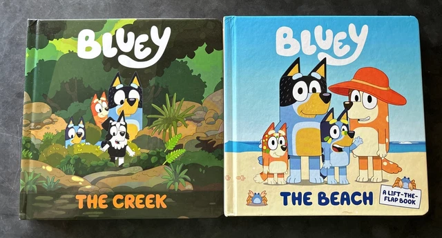 BLUEY BOARD BOOKS -Set of 2 - The Beach / The Creek - Puffin 2018 - As ...