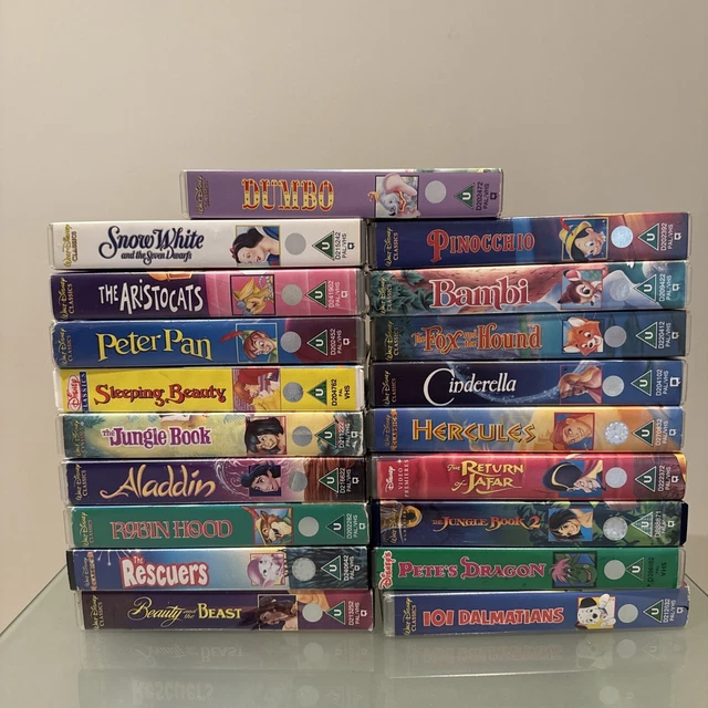 BUNDLE OF CLASSIC Walt Disney VHS Children's Films VHS Job Lot Video ...