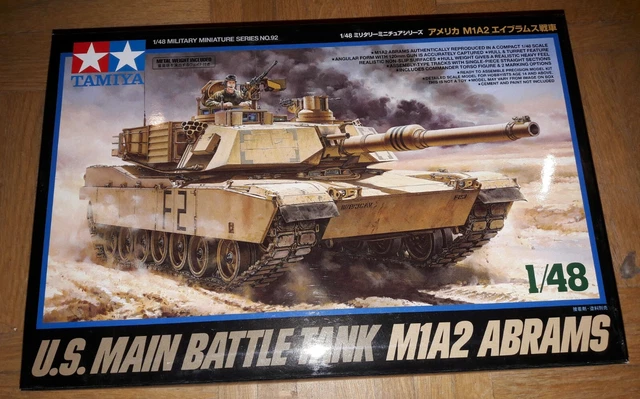 KAMPFPANZER M1A2 Abrams US main battle tank - Tamiya 1/48 EUR 35,00 - PicClick DE