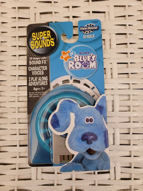 NICK JR BLUE'S Clues Room View-Master 3D Viewer Super Sounds 3-D Reels ...