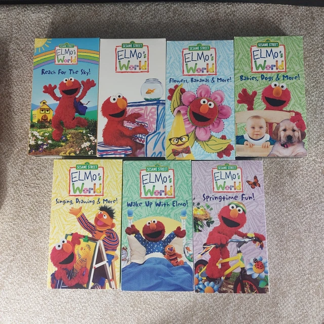 ELMO'S WORLD VHS (Lot Of 7) Sesame Street EUR 33,44 - PicClick FR