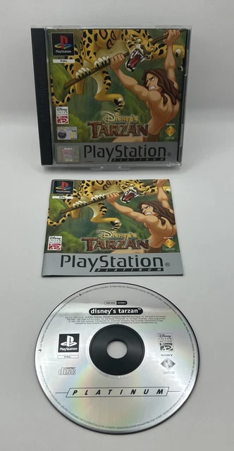DISNEYS TARZAN PS1 Sony Playstation Game Complete Tested & Working CIB ...