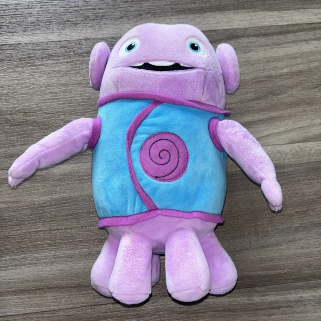 HOME DANCING OH Soft Toy Plush Talking Dreamworks 2015 Purple Crazy ...
