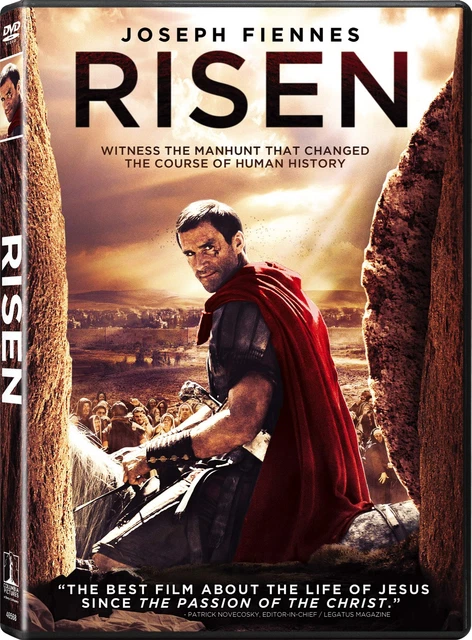 RISEN (DVD) JOSEPH Fiennes Tom Felton Peter Firth Cliff Curtis (US ...