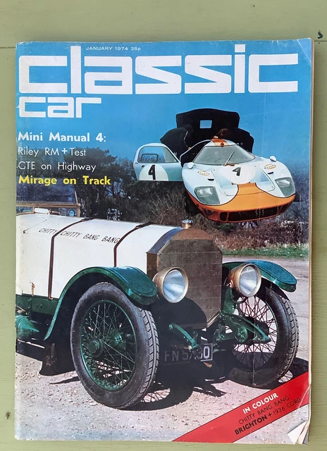 CLASSIC CAR MAGAZINE January 1974 £4.00 - PicClick UK