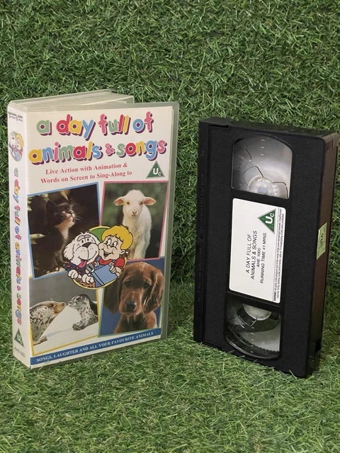 A DAY FULL of Animals and Songs Live Action Animation VHS Kids Video ...