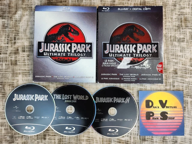 JURASSIC PARK ULTIMATE Trilogy Box Set Blu ray $28.99 - PicClick CA