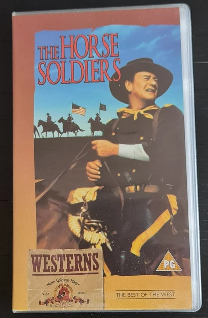 THE HORSE SOLDIERS- John Wayne, William Holden, VHS Video £11.00 ...