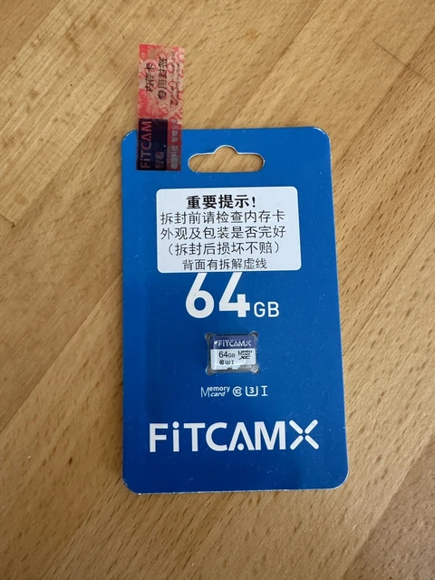 FITCAMX SD CARD 64GB U3 For Dash Cam £8.00 - PicClick UK