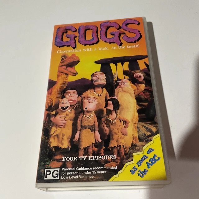 GOGS (1995) WANER VISION / ABC KIDS VIDEO Cult Teen Claymation VHS 4 ...