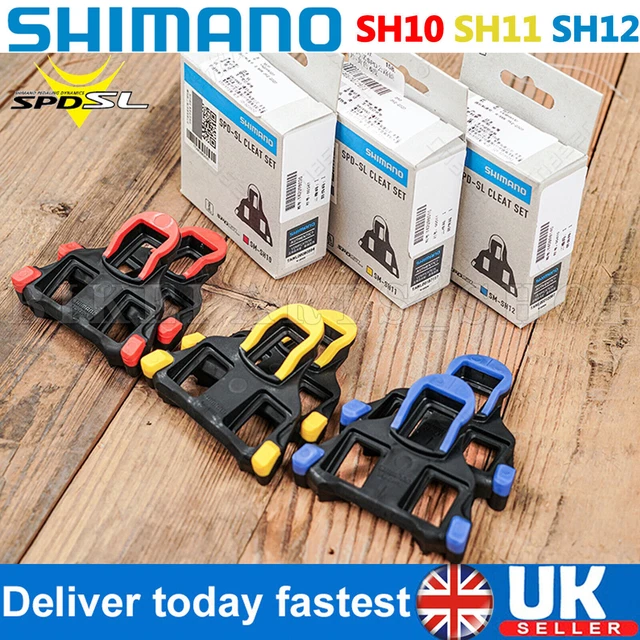 GENUINE SHIMANO SM-SH10 SH11 SH12 0/2/6° Float SPD-SL Road Bike Pedal Cleats UK £7.55 - PicClick UK