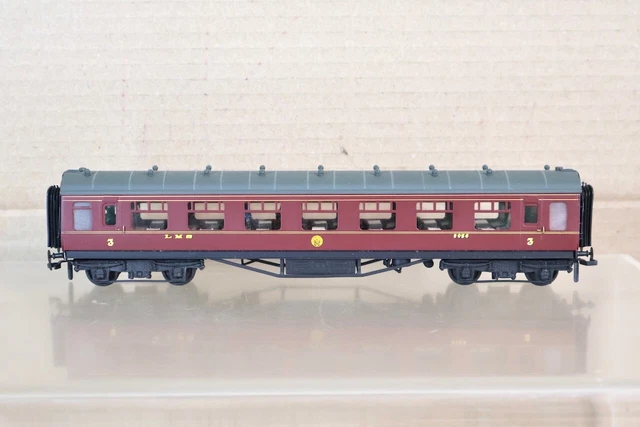 COMET MODELS KIT BUILT LMS MAROON 3rd CLASS OPEN COACH 9056 ol $331.36 ...