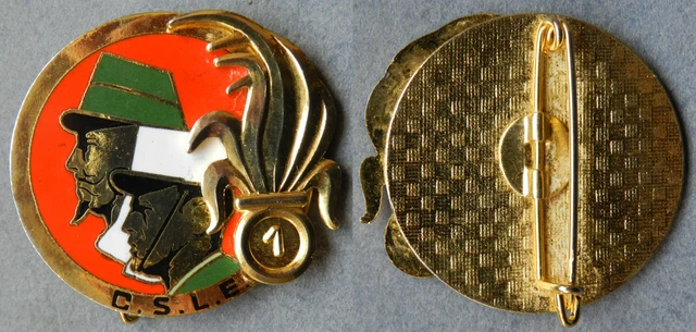 1° RE, CSLE, Services De Légion Etrangère, Émail, Flamme Ajourée EUR 20 ...