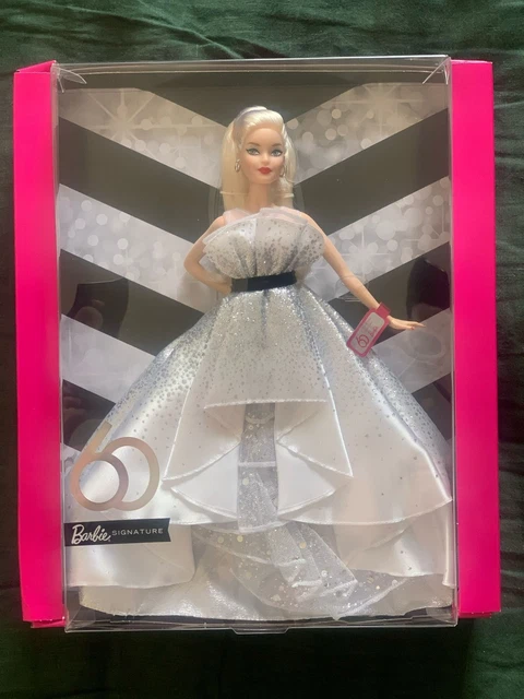 BARBIE COLLECTOR SIGNATURE Black Label 60th Anniversary Doll 2019 FXD88 ...