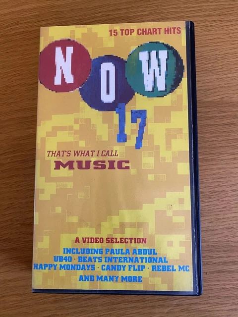 NOW THAT’S WHAT I Call Music Vol 17 VHS Video £15.00 - PicClick UK