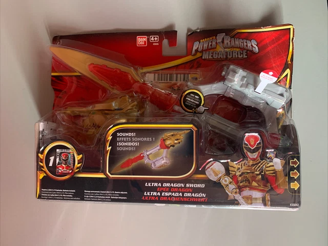 POWER RANGERS MEGAFORCE Ultra Dragon Sword Bandai 2014 Rare New Sealed ...