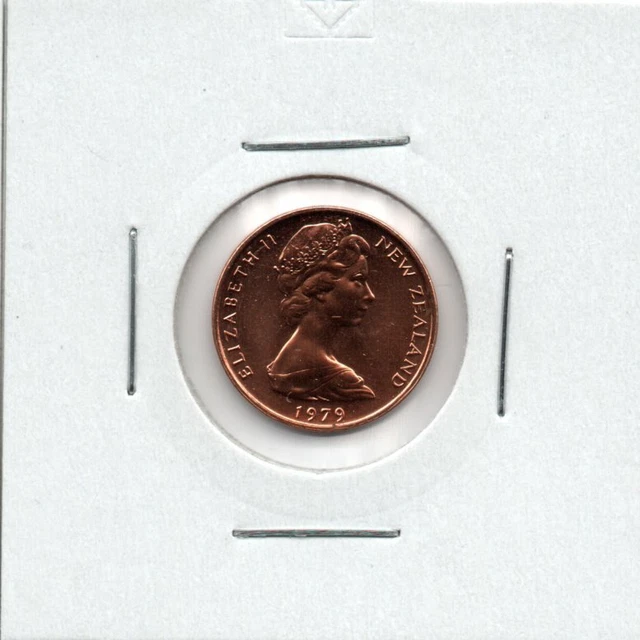 NEW ZEALAND: 1979 1 Cent Coin From Mint Set In 2X2 Holder EUR 2,41 ...