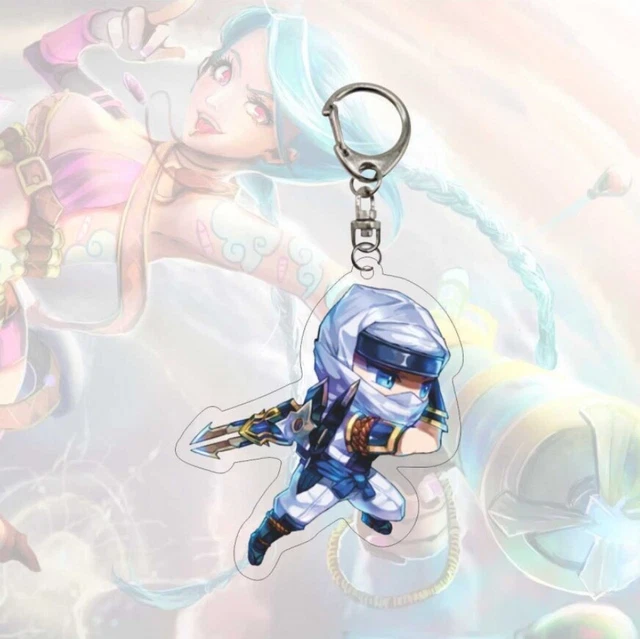 ANIMATION LEAGUE OF Legends LOL Zed Acrylic Keychains Bag Decor Pendant ...