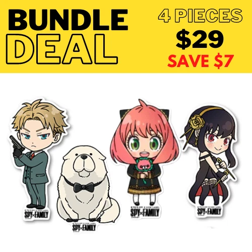 SPY X FAMILY Anya 4 Sticker B-SIDE LABEL Bundle Deal Japan NEW🔥 Free ...
