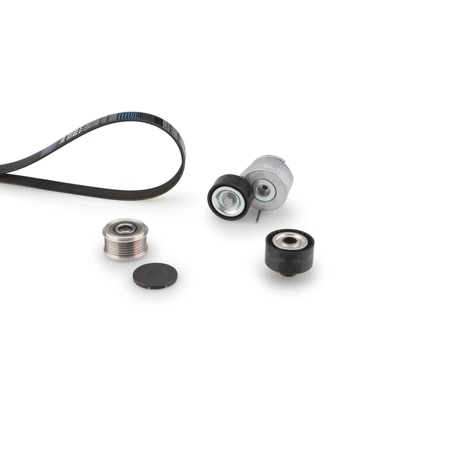 GATES SET CINGHIE Trapezoidali Micro-V® Kit K106PK1353 per Fiat Scudo ...