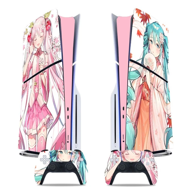 MIKU HATSUNE SONY PS5 Slim Playstation 5 Skin autocollant film de ...