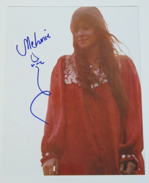 MELANIE SAFKA MELANIE Signé Autographe Auto 8x10 Photo JSA EUR 69,38 ...