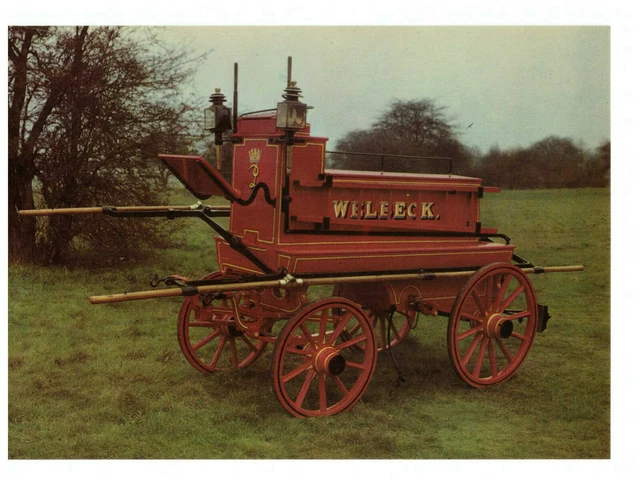 HORSE DRAWN MANUAL Fire Engine, 1866 Science Museum London Rare ...