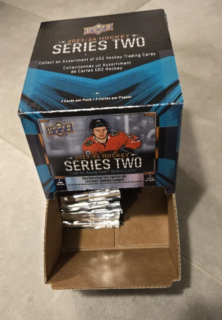 NHL HOCKEY SERIES 2 2023-2024 Gravity Feed Box- 60 Packs, 4 Cards Per ...