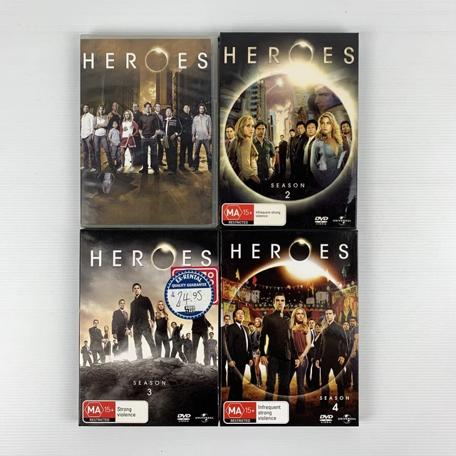 HEROES COMPLETE SEASONS 1-4 DVD TV Series Free Tracked Post $34.97 ...