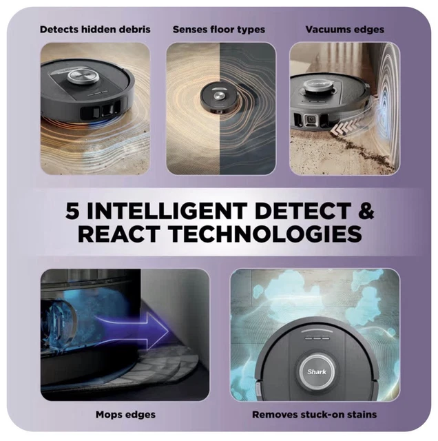 SHARK POWERDETECT NEVERTOUCH 2-in-1 Robot Vacuum & Mop £399.00 ...