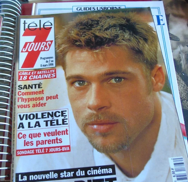 TÉLÉ 7 JOURS 2 au 8 mars 1996 brad pitt EUR 5,65 - PicClick FR