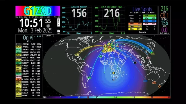HAMCLOCK RASPBERRY PI £65.00 - PicClick UK