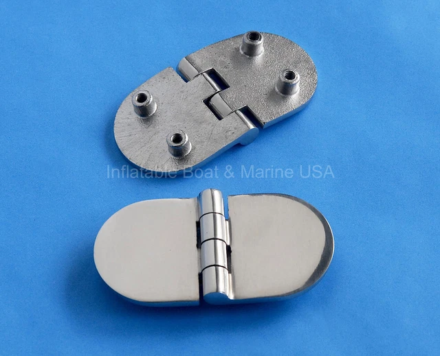 2 EACH BOAT Door Hatch Hinge Hidden Concealed Fastener 2-7/8" Stainless ...
