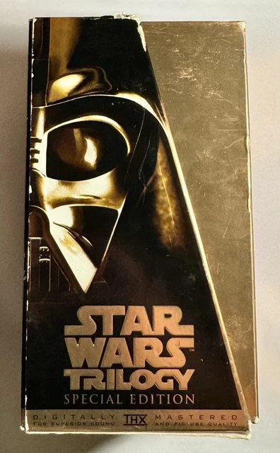 STAR WARS ORIGINAL Trilogy VHS Box Set Special Edition THX Digitally Mastered £6.33 - PicClick UK