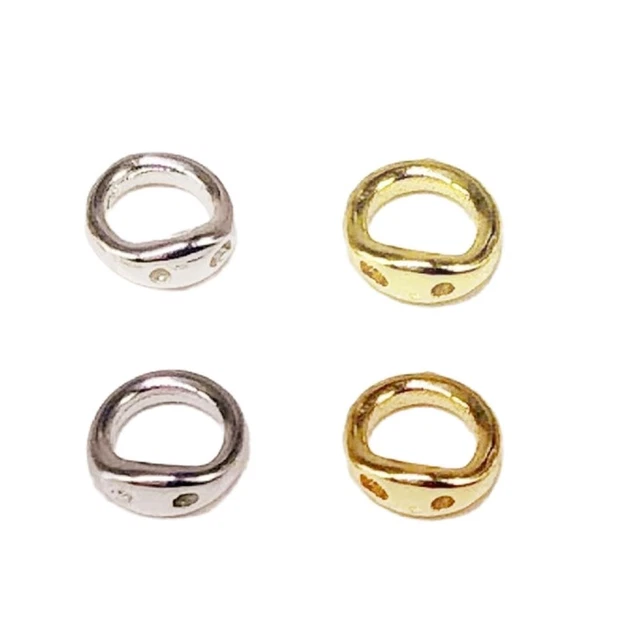 VERSATILE TWO HOLE Rings Clasps Beading Connect Links for Jewelry ...