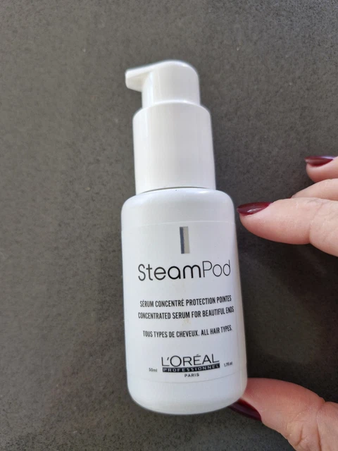 L'OREAL PROFESSIONNEL STEAMPOD Concentrated Smoothing Shine Hair Serum ...