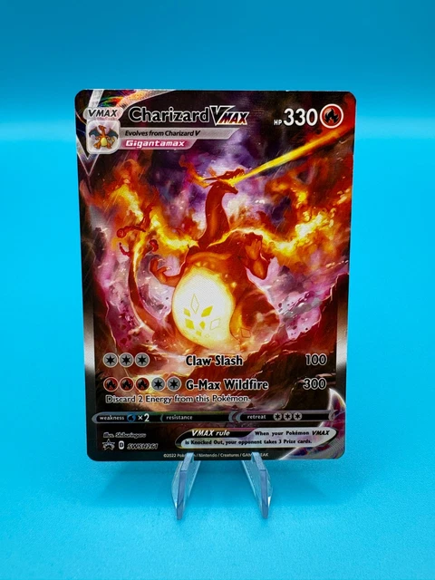 POKEMON CARD CHARIZARD VMax SWSH261 Ultra premium Box Black Star Promo ...